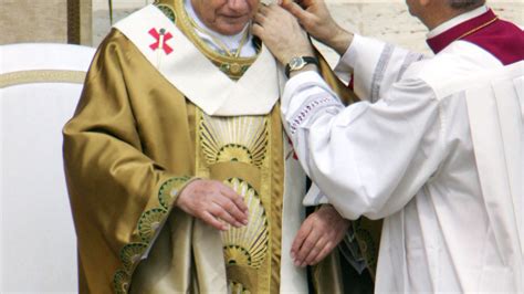 The Bishops Pallium Reminds Him Of The Weight Of His Office