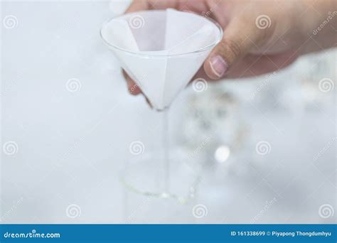 Analysis Of Microplastics In Laboratory Stock Image Image Of