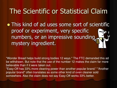 Ppt Language Of Advertising Claims Powerpoint Presentation Free