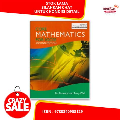 Jual Core Mathematics For Igcse 2nd Edition Shopee Indonesia