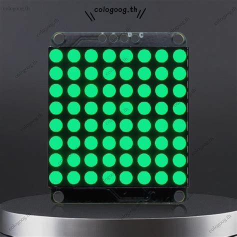 [colog th] 8x8 ht16k33 led dot matrix diy kit 5v mcu โมดูลควบคุมจอแสดง