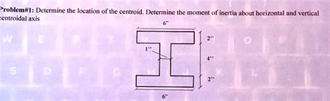 Solved Entroidal Axis Problem 1 Determine The Location Of The