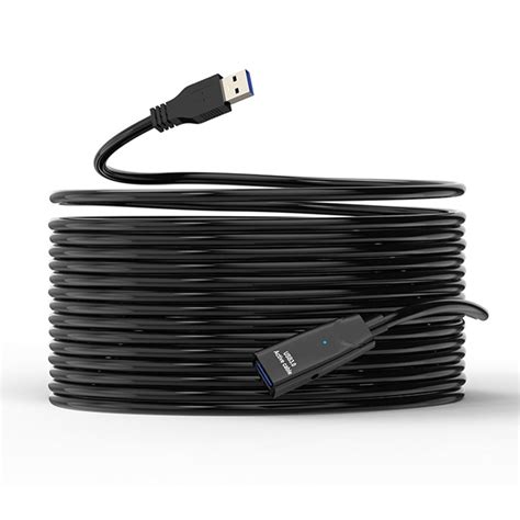 Highly Speed Usb Extension Cable Usb Male To Female Data Transfer Cord With Dc V Power Port