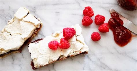 Foxtail Moss Meringue Raspberry Bars