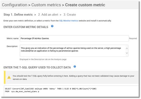 Custom Metrics For Detecting Problems With Ad Hoc Queries Redgate