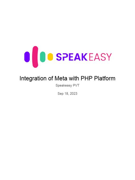 Meta Integration With Php Revised Pdf Facebook Metadata