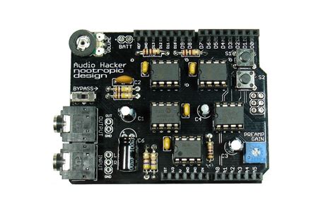 Audio Hacker Shield Assembled From Nootropic Design On Tindie