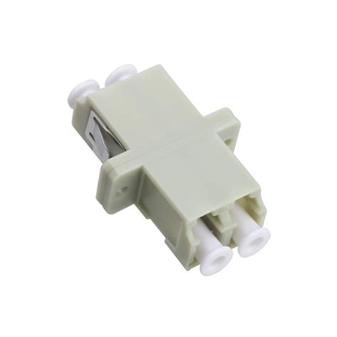 LC UPC Duplex Single Mode อะแดปเตอรไฟเบอรออปตก LC Optical Coupler ไฟเบอร LC Fiber หนาแปลน