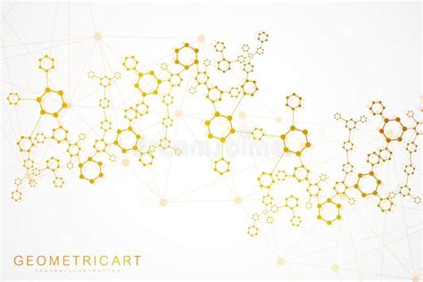 Modern Futuristic Background Of The Scientific Hexagonal Pattern Virtual Abstract Background