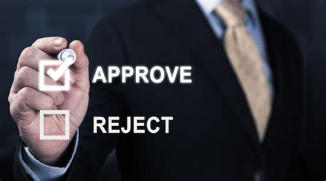 Premium Photo Approve Concept Businessman Touching Check Mark To
