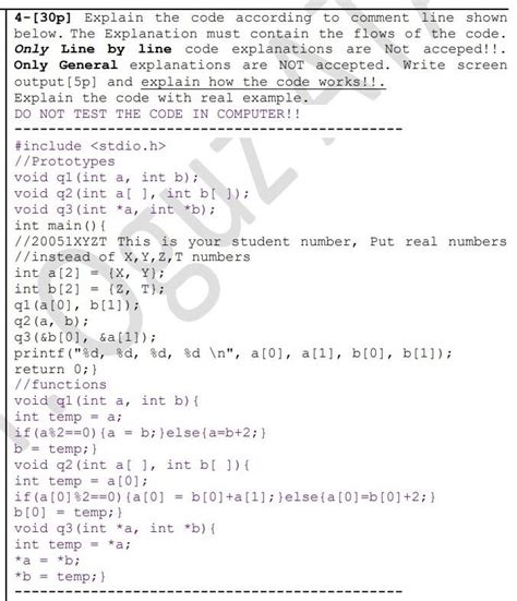 Solved Hello Can You Explain How This Code Work In C And