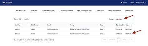 How To Check For Valid Coi Training Records Research Administration Help