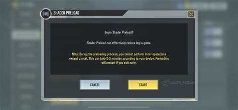 New Feature Shader Preload Rcallofdutymobile