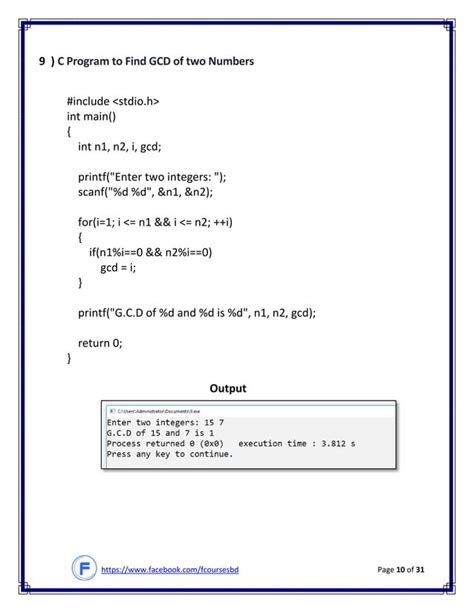 C Programming 28 Program Pdf Programming Languages Computing