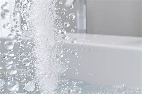 Captivating Water Droplet Textures Unique Details And Bubbles For Striking Visual Appeal Stock