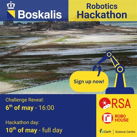 Hackathon Robotics Innovation Sustainability Robohouse Rsa Boskalis Robohouse