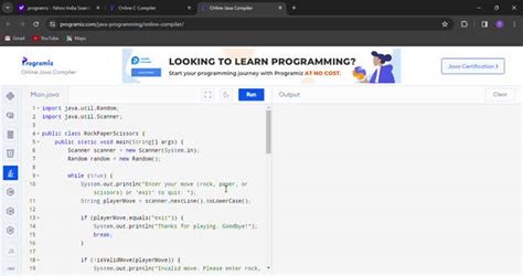 Tejas Janoskar On Linkedin Task 2 Rock Paper Scissor Game In Java Internpe
