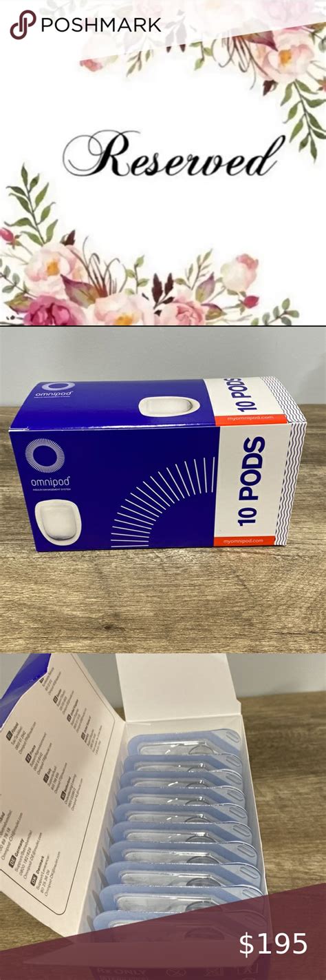 Reserved Omnipod Box Of 10 Pods Omnipod 10 Things Pods