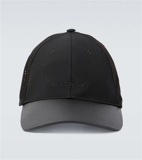 Givenchy Perforated Wool Baseball Cap Givenchy