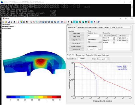 Wind Turbine Hub Calculation In Fatlab Prepomax Results Fatiguepro
