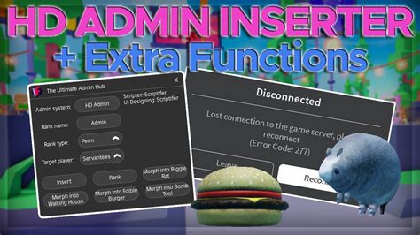 Roblox HD Admin Inserter Script Extra Functions NEW 2024 PASTEBIN YouTube