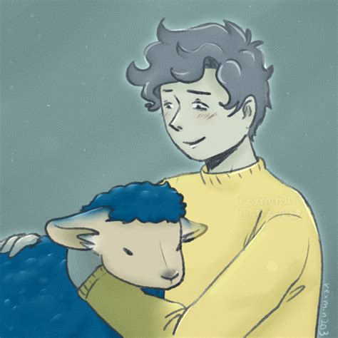 98 Ghostbur And Friend Sheep Fanart Madeleine Cairo