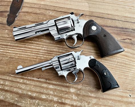 New Colt Python Vs Colt Police Positive 85 Years Later Rrevolvers