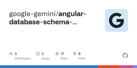 GitHub Google Gemini Angular Database Schema Sample
