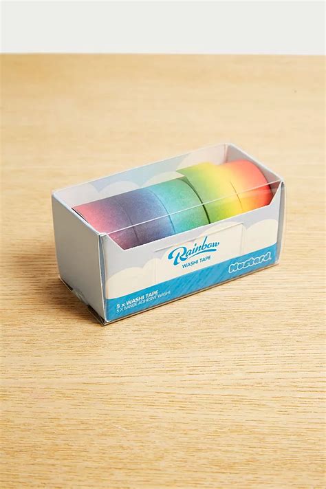 Mustard Ts Rainbow Tape Urban Outfitters Uk
