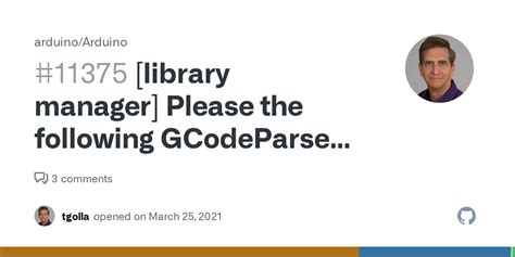 Library Manager Please The Following GCodeParser Library To Library Manager Issue