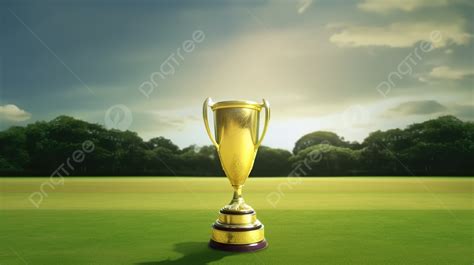 크리켓 경기장이나 놀이터의 3d 렌더에서 황금 트로피 컵과 빈 공간 크리켓 팀 크리켓 경기 크리켓 리그 배경 일러스트 및 사진 무료 다운로드 Pngtree