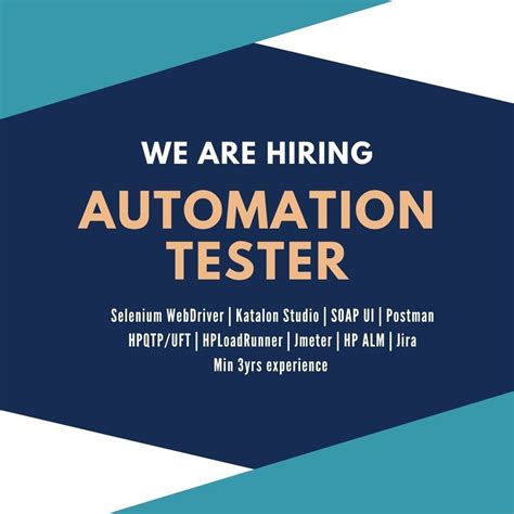 Pagan Chee On Linkedin Automationjobs Automationtester