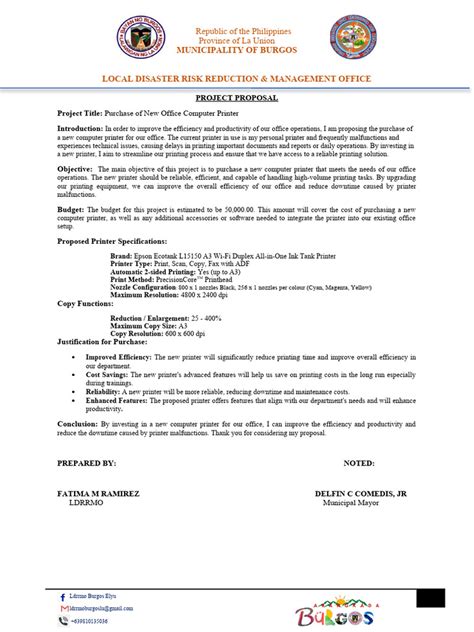 Proposal Printer Pdf Printer Computing Image Scanner