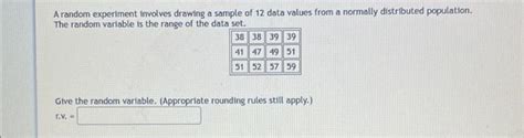 solved a random experiment involves drawing a sample of 12