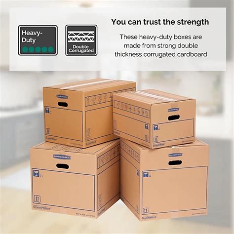 10 Bankers Box Cardboard Moving Boxes 100l Heavy Duty Double Wall Boxes