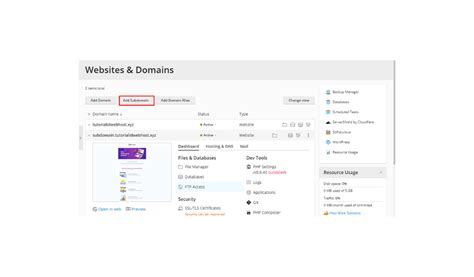 cara menambah subdomain di plesk idwebhost