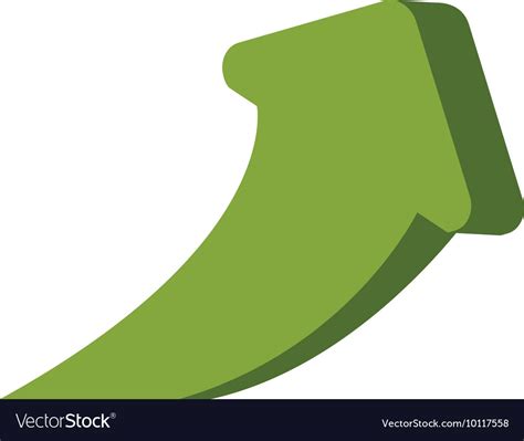 Green Increase Arrow