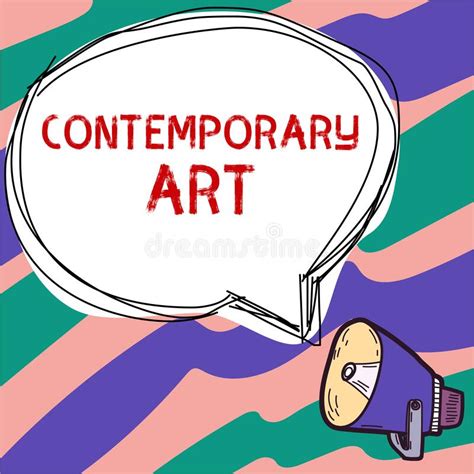 Conceptual Display Contemporary Art Business Concept Made Today By