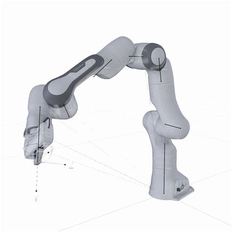 Franka Emika Panda Kg Mm Reach Robot D Model Blend Free D