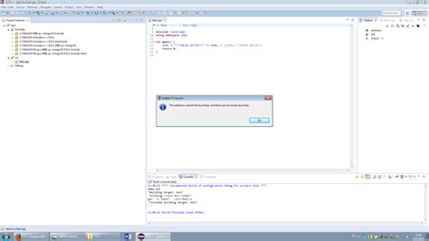 C It Will Not Compile And Gives The Selection Cannot Be Launched