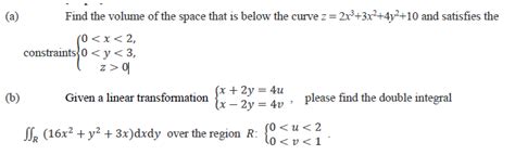 Solved Multivariable Calculus Multivariable Calculus Chegg Com