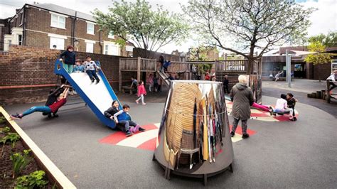 Anamorphic Playground By Unit Lab Only Looks Normal In A Mirror