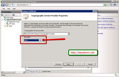 Create Csr For Wildcard Ssl On Windows Server 2008 Tecadmin