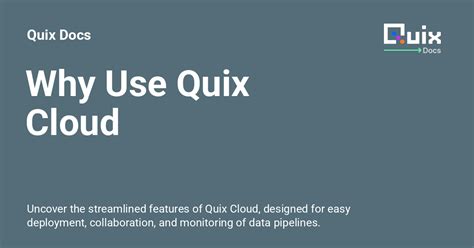 Why Use Quix Cloud Quix Docs Why Use Quix Cloud Quix Docs