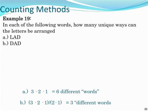 PPT Counting Principles PowerPoint Presentation Free Download ID