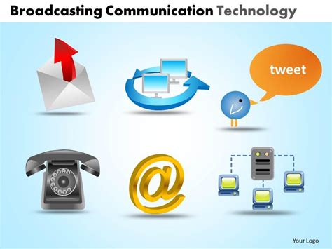 Broadcasting Communication Technology Powerpoint Slides And Ppt