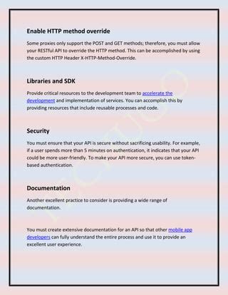 Guide To API Development Pdf