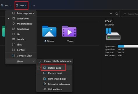 How To Show Details Pane In File Explorer In Windows 1110