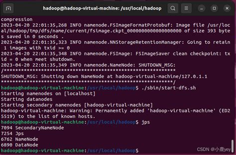 hadoop伪分布式安装步骤 hadoop伪分布式环境安装 csdn博客