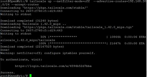 Install A Router As Tailscale Client Installing And Using OpenWrt OpenWrt Forum